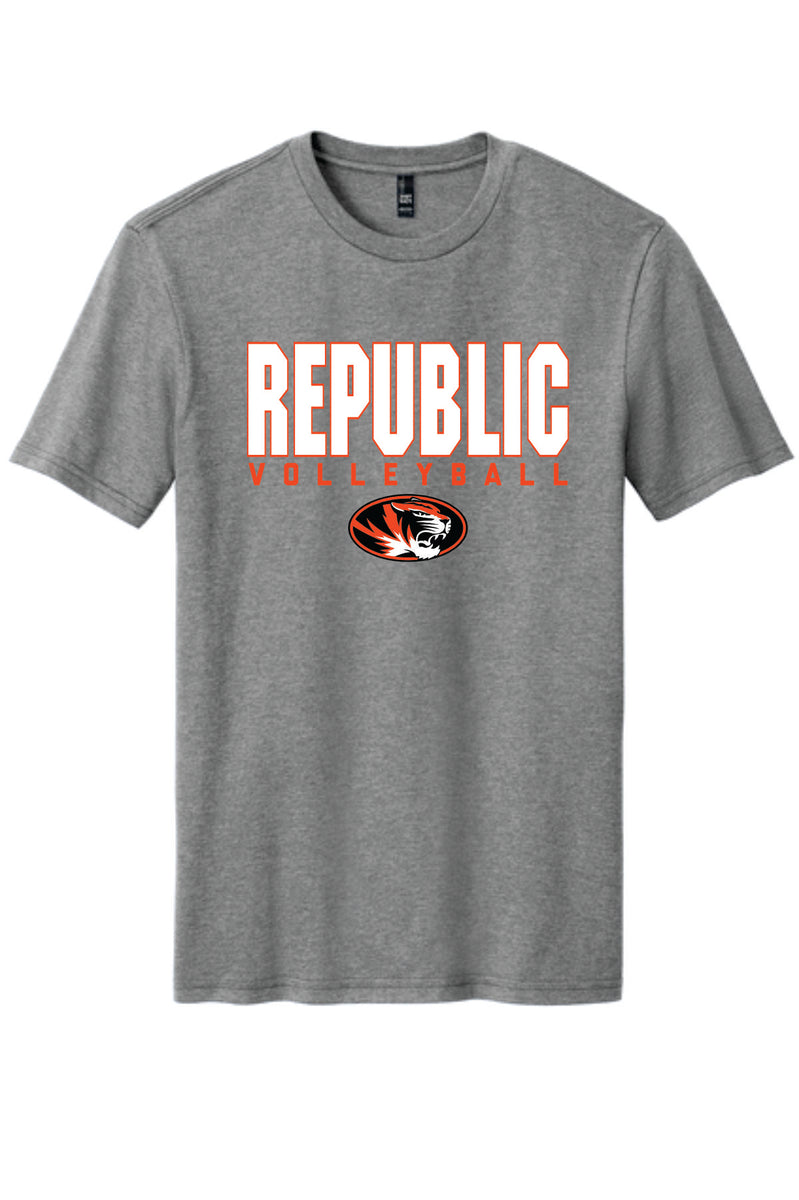 Republic Volleyball | "Cursive" Short Sleeve Tee | A259b – Creator ...